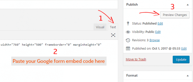 How to Embed Google Forms in WordPress - WPMyWeb
